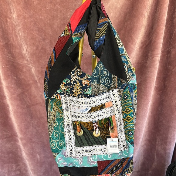Melati | Bags | Melati Purnama India Multicolor Patchwork Tote ...